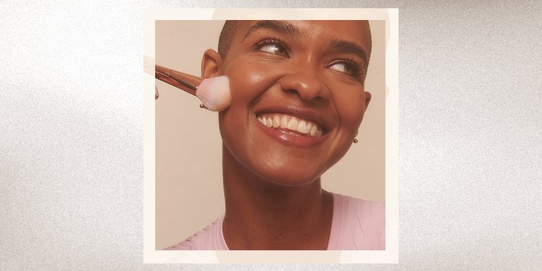 Blush Placement for Square Faces