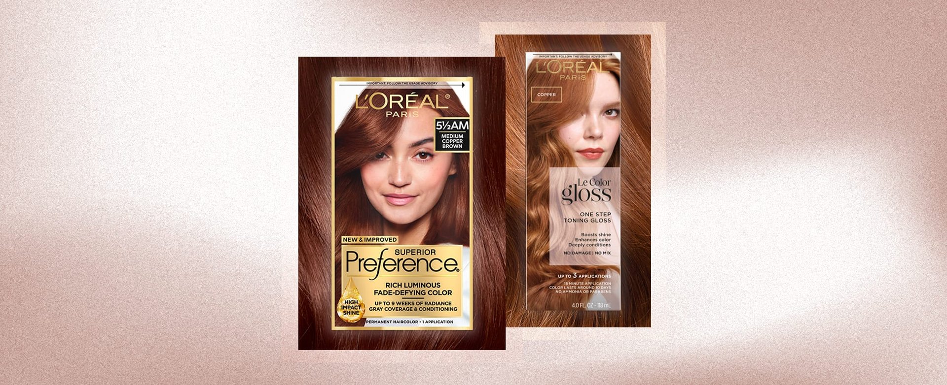 Banner Copper Brown Hair Desktop