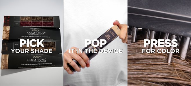 Colorsonic: A New Hair Coloring Brush Device | L'Oreal Paris