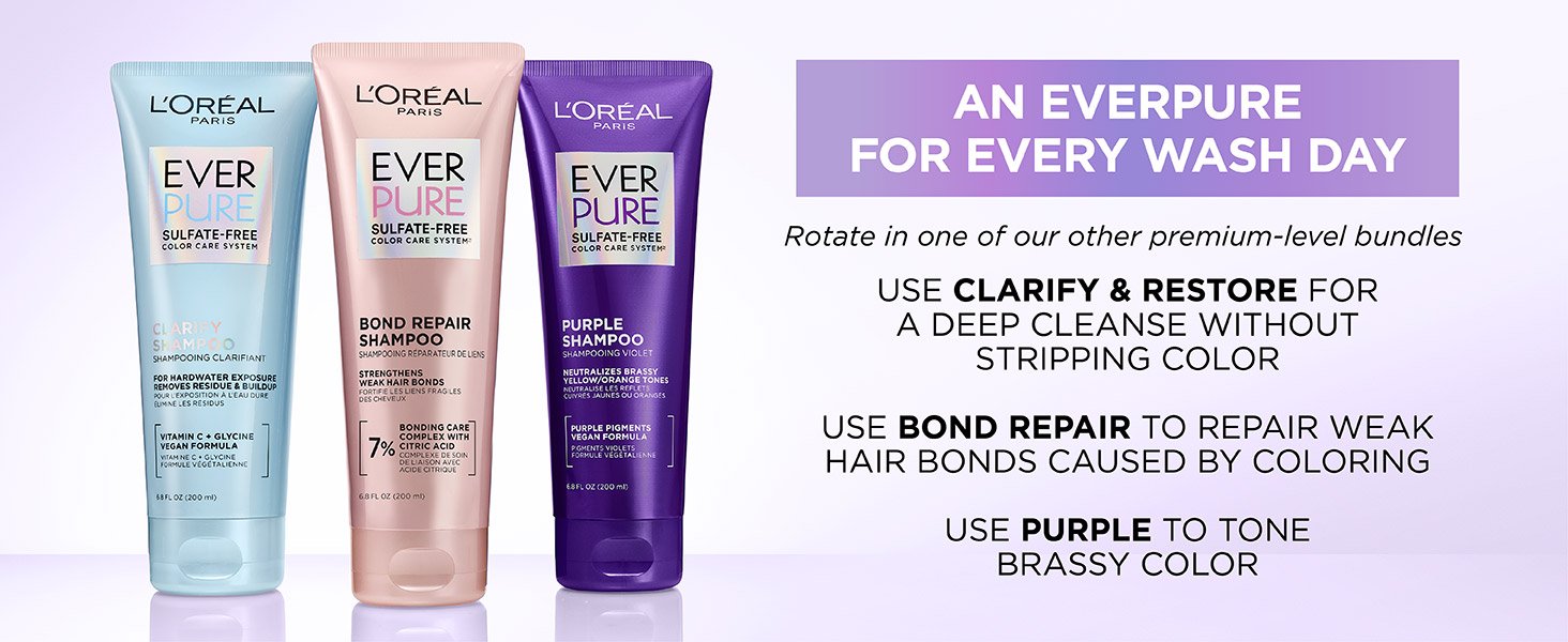 EverPure Sulfate-Free pH Balanced Glossing Shampoo - L'Oréal Paris