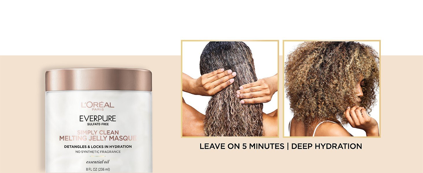 EverPure Simply Clean Jelly Mask - Hair Mask - L'Oréal Paris
