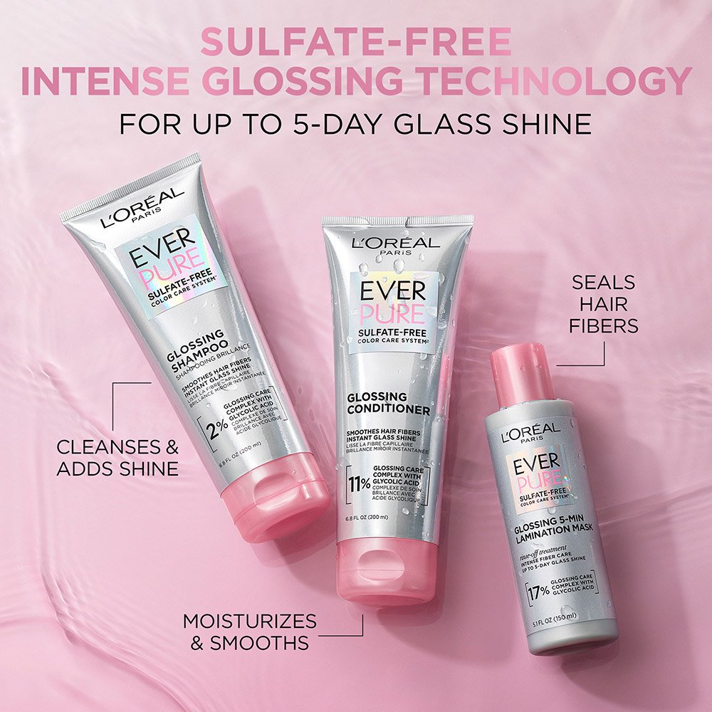 EverPure Sulfate Free Glossing Shampoo and Conditioner - L’Oréal Paris