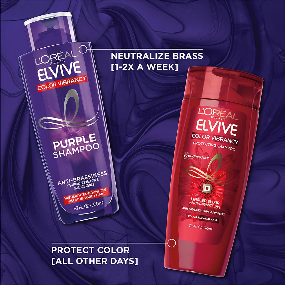Elvive Color Vibrancy Anti-Brass Purple Shampoo - L’Oréal Paris
