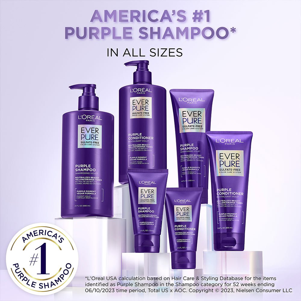 EverPure Sulfate Free Purple Shampoo for Colored Hair - L'Oréal Paris