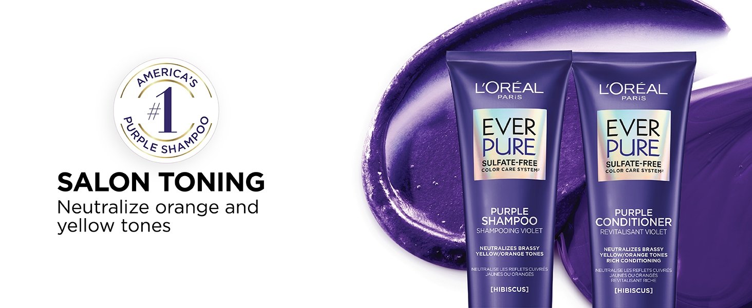 EverPure Sulfate Free Purple Shampoo for Colored Hair - L'Oréal Paris
