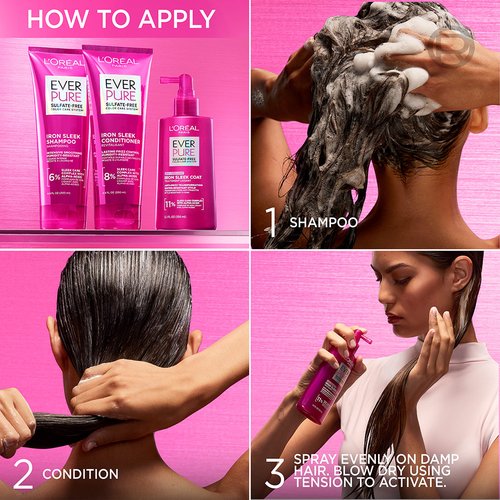 EverPure Iron Sleek Hair Smoothing Shampoo - L’Oréal Paris