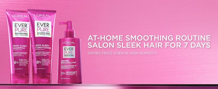 EverPure Iron Sleek Hair Smoothing Shampoo | L'Oréal Paris
