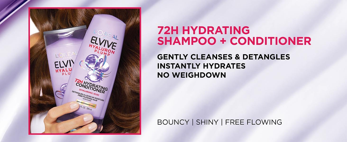 Elvive Hyaluron + Plump Hydrating Shampoo - L'Oréal Paris