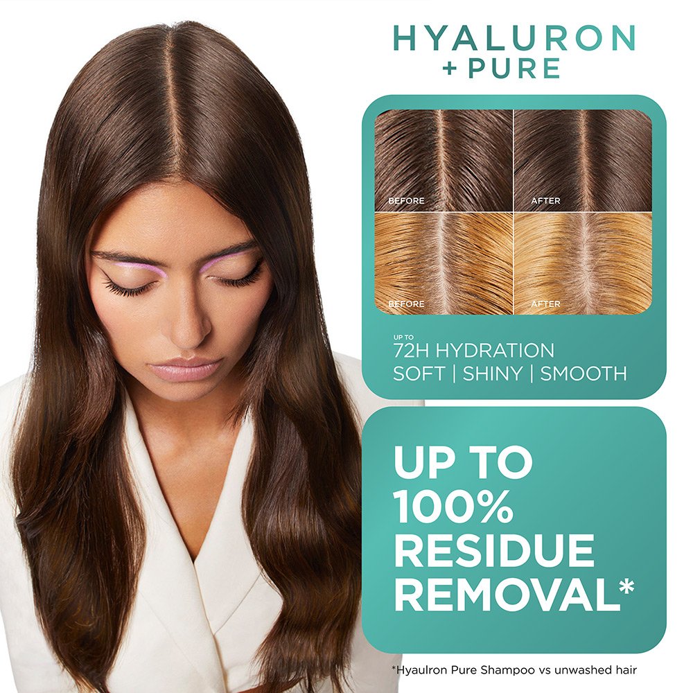 Shampoo Hyaluron Pure Purifying Shampoo For Oily Hair Loréal Paris