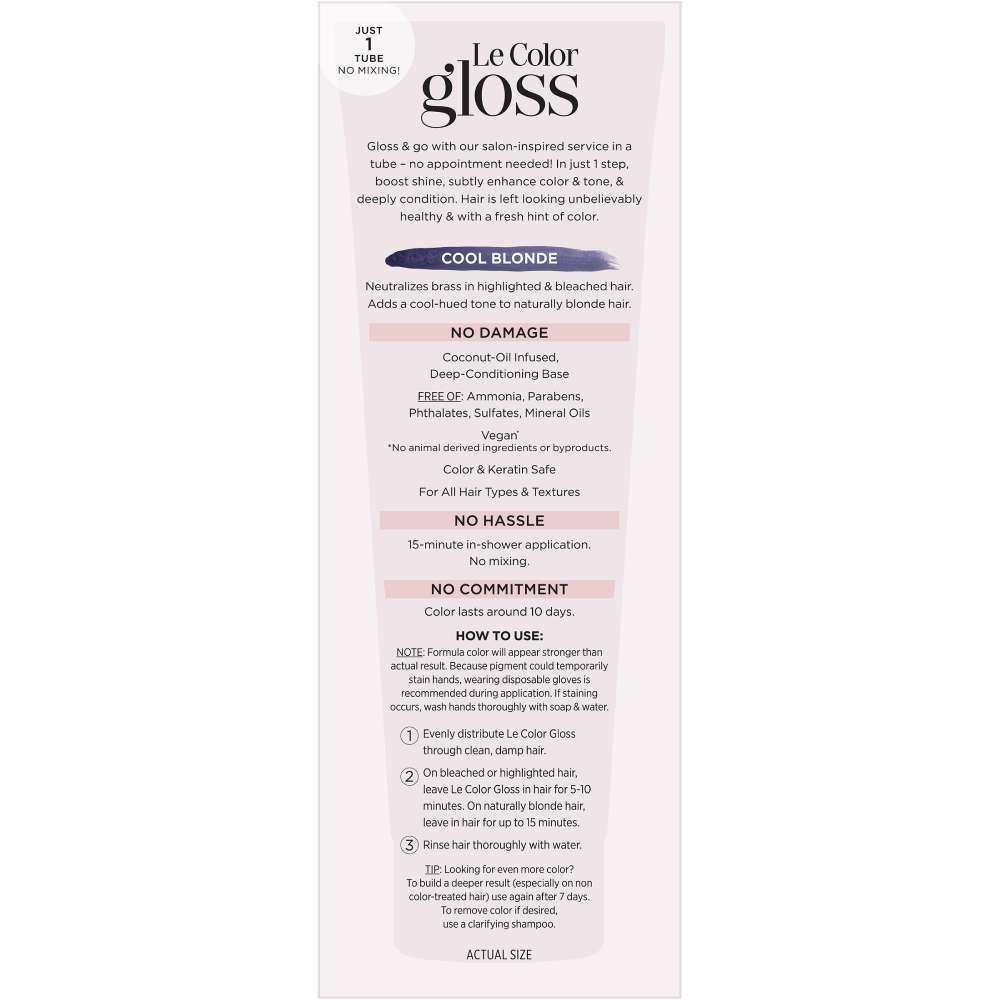 Le Color Gloss One Step In-Shower Toning Gloss - L'Oréal Paris