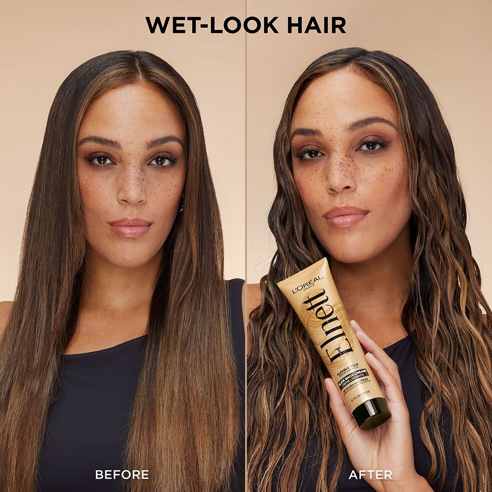 Elnett Anti-Frizz Slick Back Hair Styling Cream - L’Oréal Paris