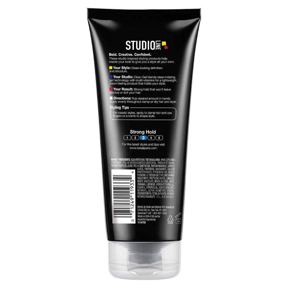 Studio Line Clean Gel - Hair Styling Gel - L'Oréal Paris