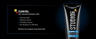 Studio Line Clean Gel - Hair Styling Gel - L'Oréal Paris