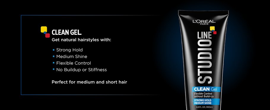 Studio Line Clean Gel - Hair Styling Gel - L'Oréal Paris