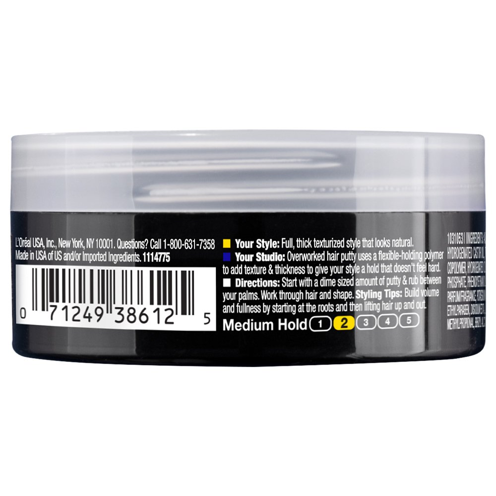 L'Oréal Studio Line Overworked Hair Putty For Hair Texture & Thickness
