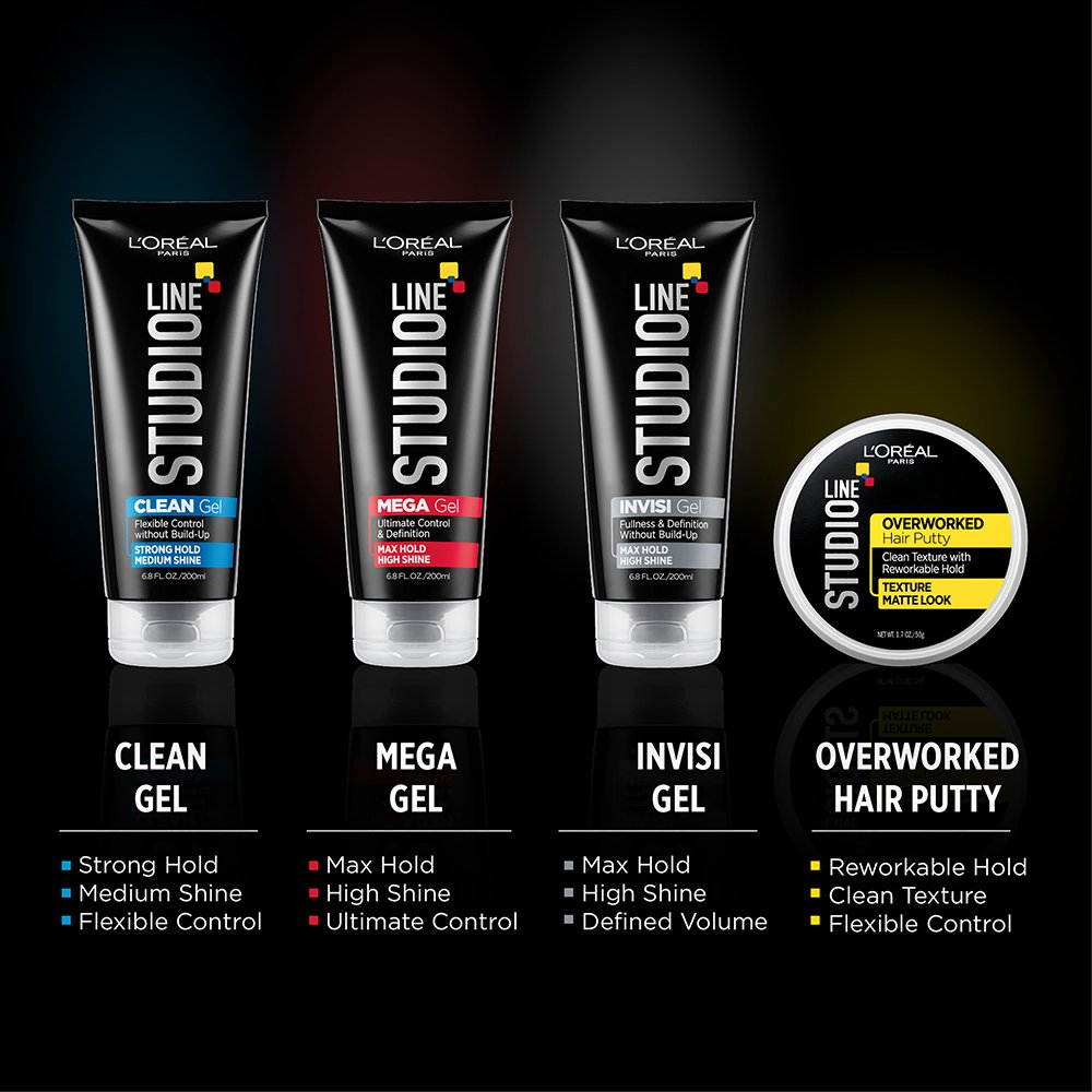 L'Oréal Studio Line Overworked Hair Putty For Hair Texture & Thickness