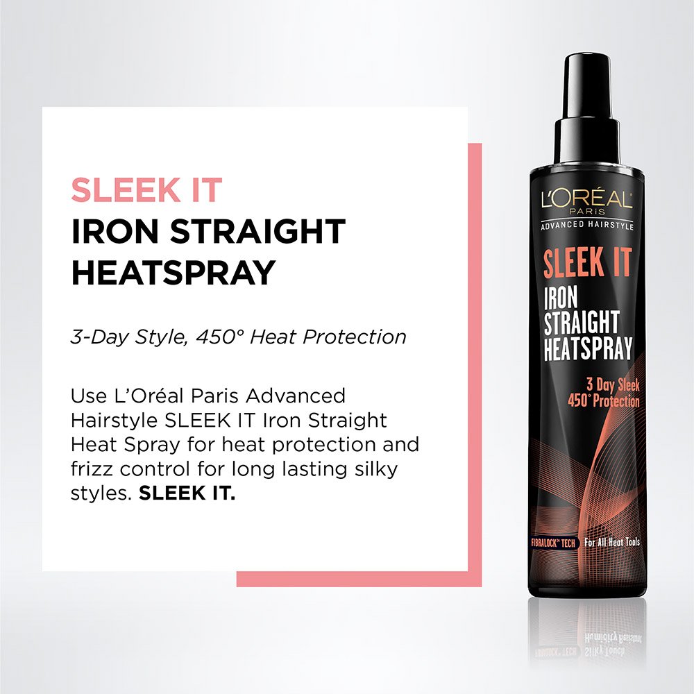 Advanced Hairstyle Sleek It Iron Straight Hairspray – L'Oreal Paris