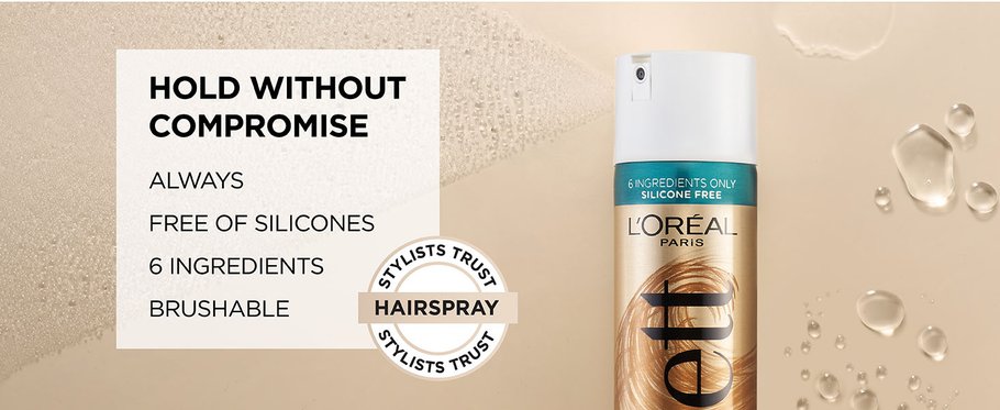 Elnett Satin Strong Hairspray, Color-Treated Hair - L'Oreal Paris