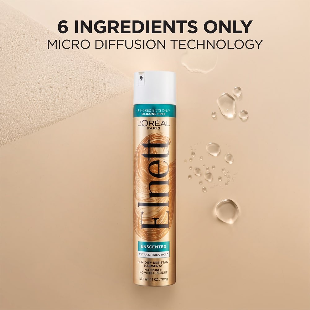 Elnett Satin Strong Hold Hairspray Unscented - L'Oreal Paris