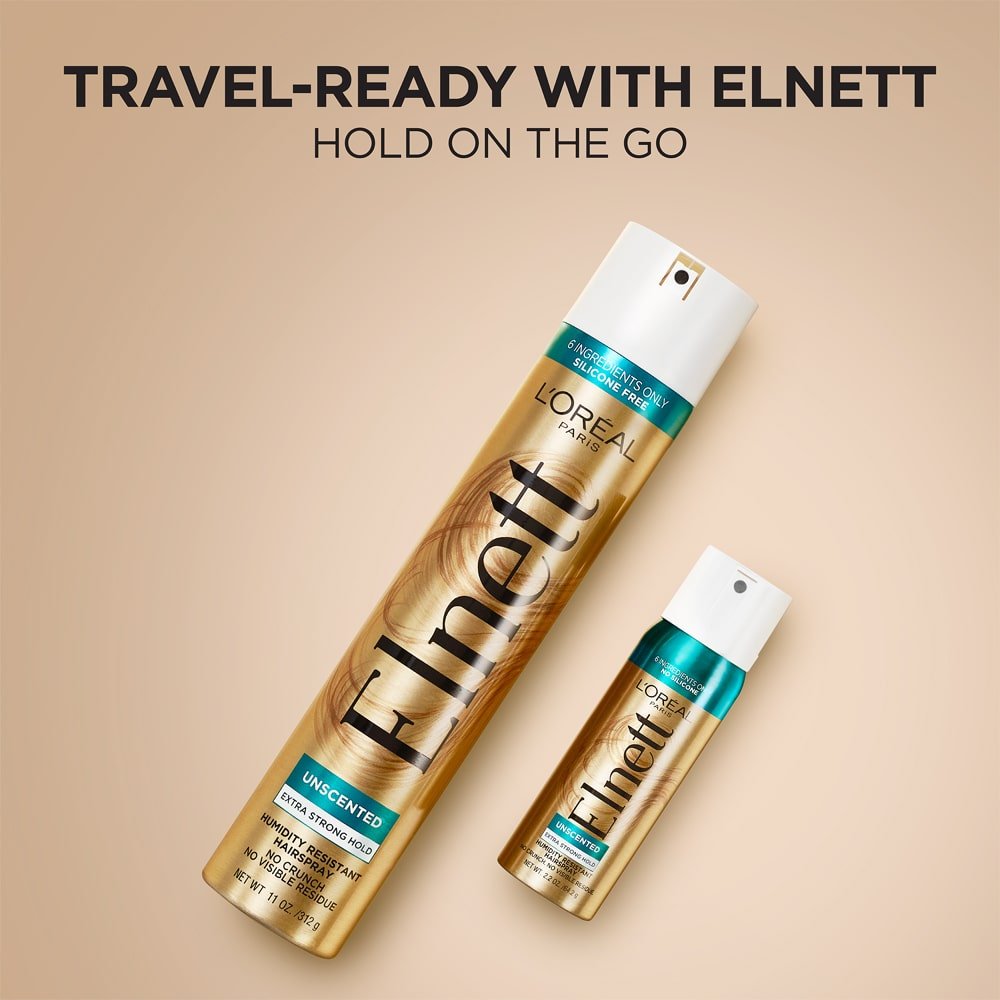 Elnett Satin Strong Hold Hairspray Unscented - L'Oreal Paris