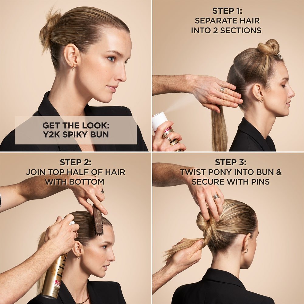 Elnett Satin Strong Hairspray, Color-Treated Hair - L'Oreal Paris