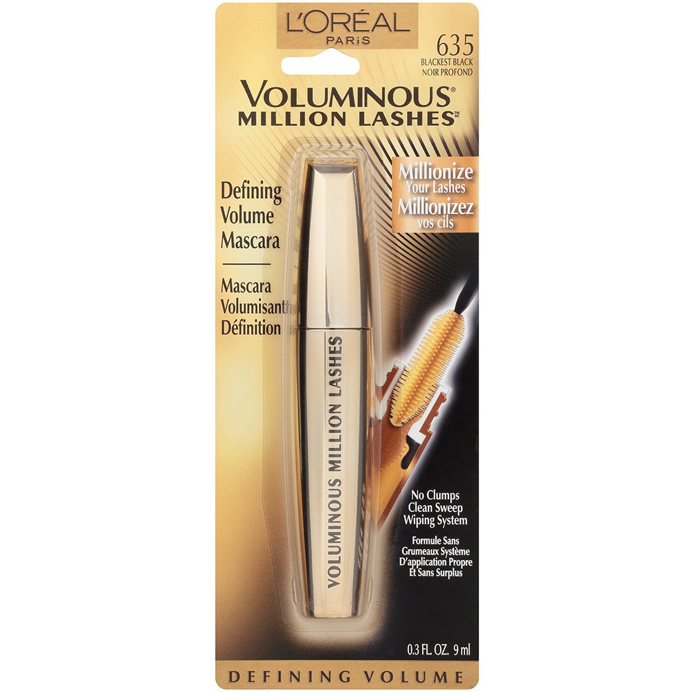 Voluminous Million Lashes Washable Mascara Makeup - L'Oréal Paris