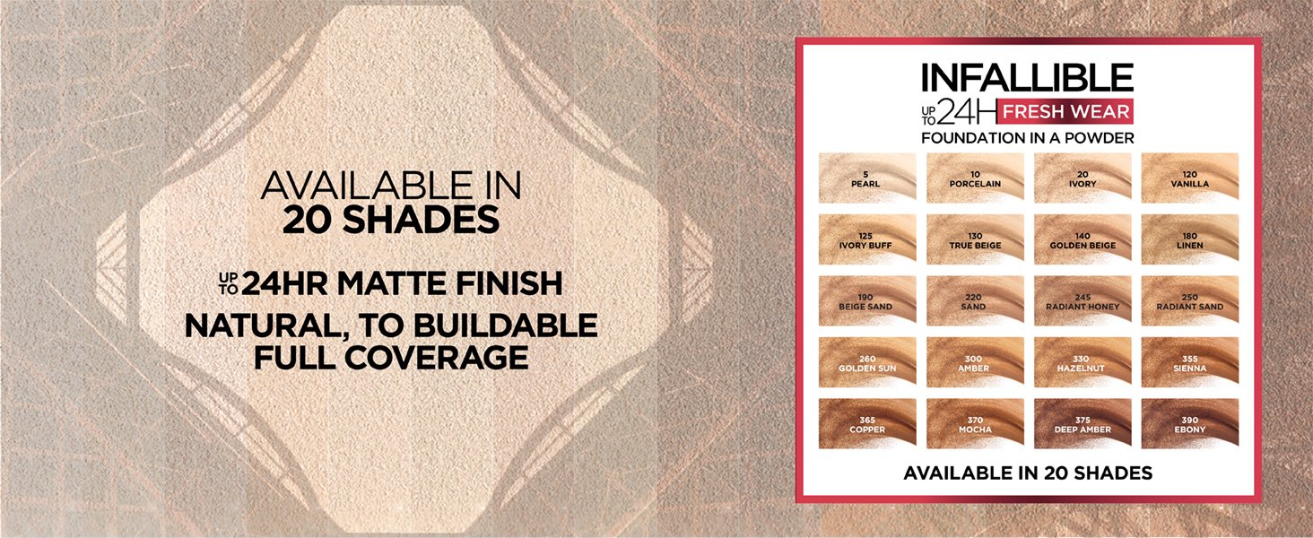Infallible Up to 24H Fresh Wear Powder Foundation - L'Oréal Paris