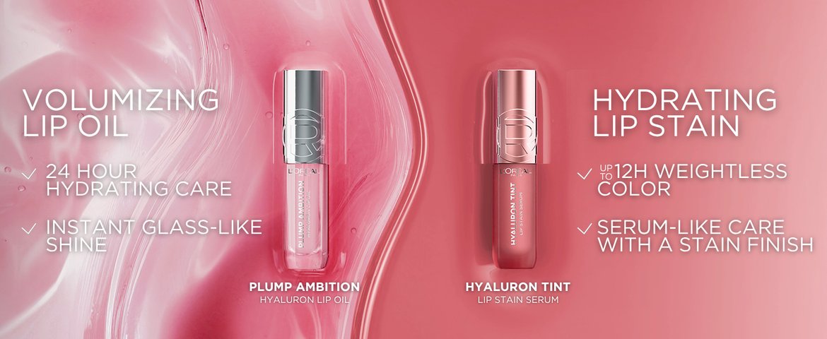 Paradise Hyaluron Tint Hydrating Lip Stain and Serum | L’Oréal Paris