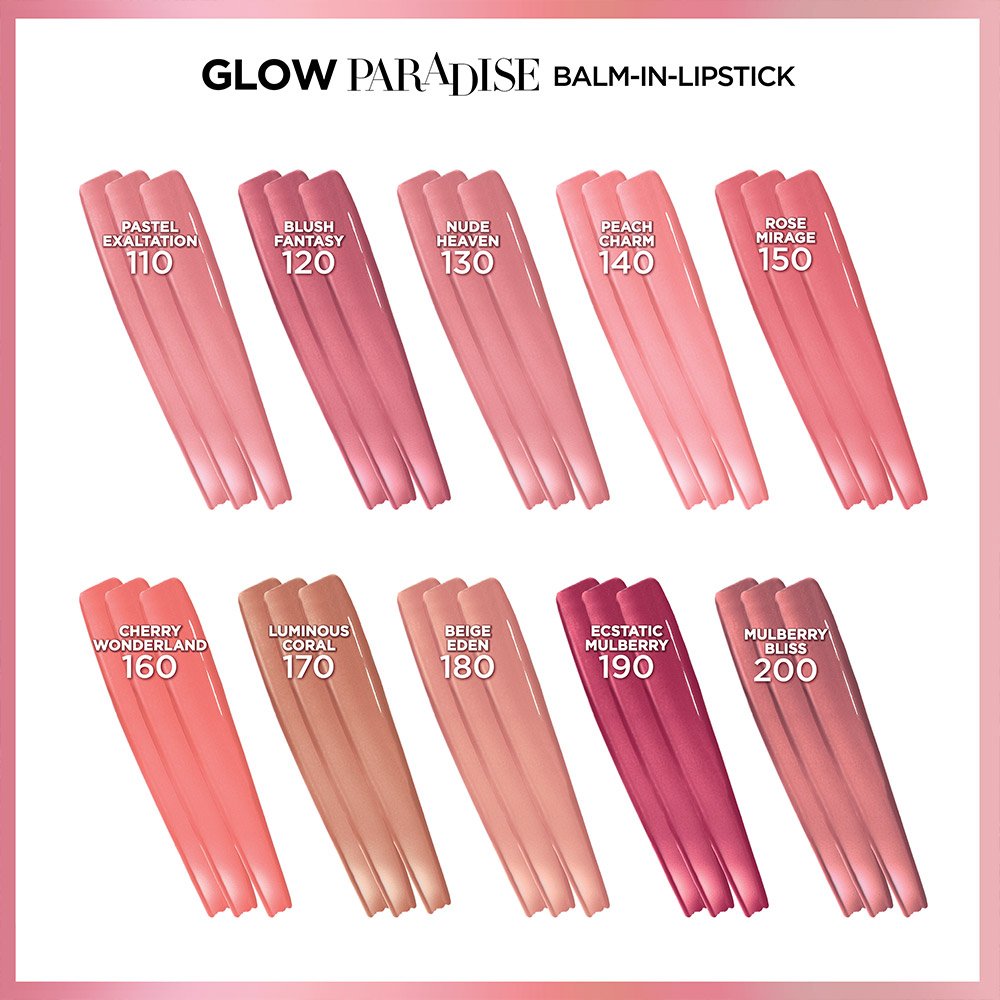 Glow Paradise Lip Balm-in-Lipstick with Pomegranate Extract - L'Oréal Paris