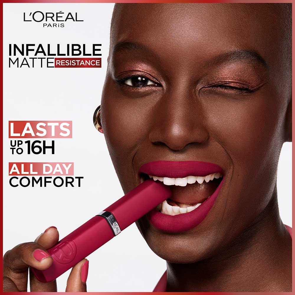 Infallible Matte Resistance Liquid Lipstick - L'Oréal Paris Infallible Matte Resistance Liquid Lipstick - L'Oréal Paris