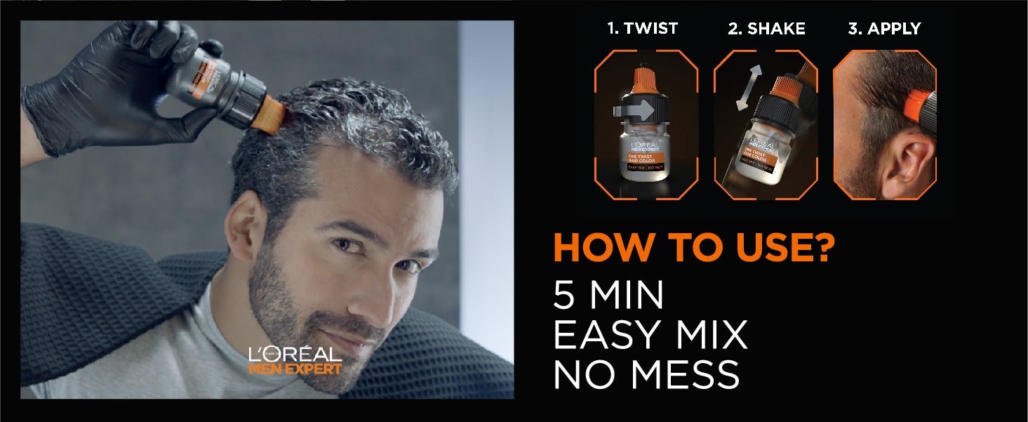 Men Expert One-Twist Hair Color for Men - L'Oréal Paris