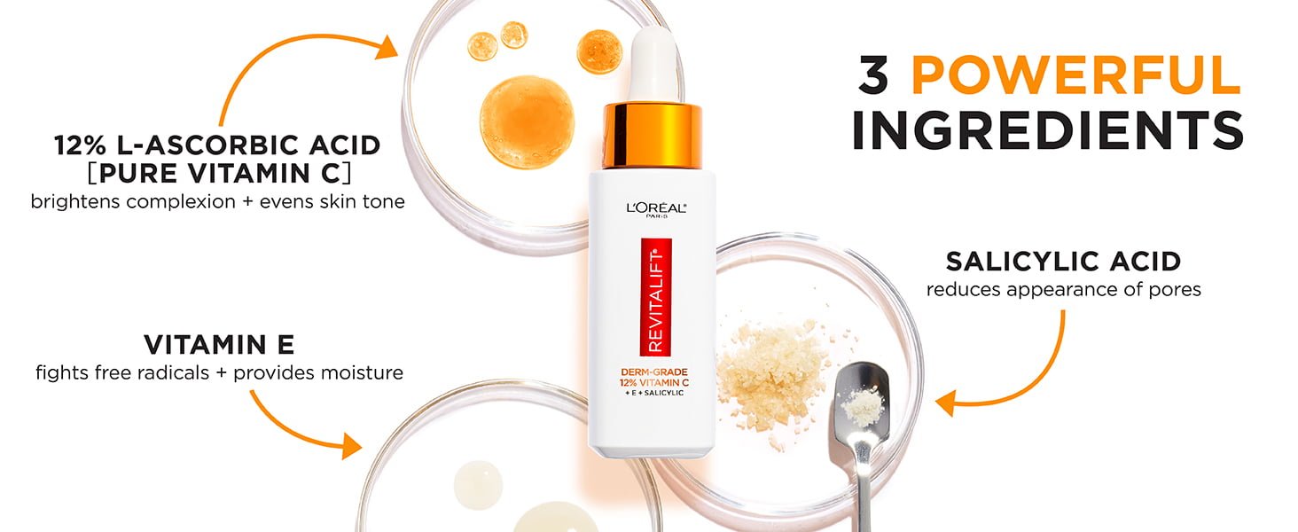 Revitalift 12% Pure Vitamin C Face Serum - L'Oréal Paris