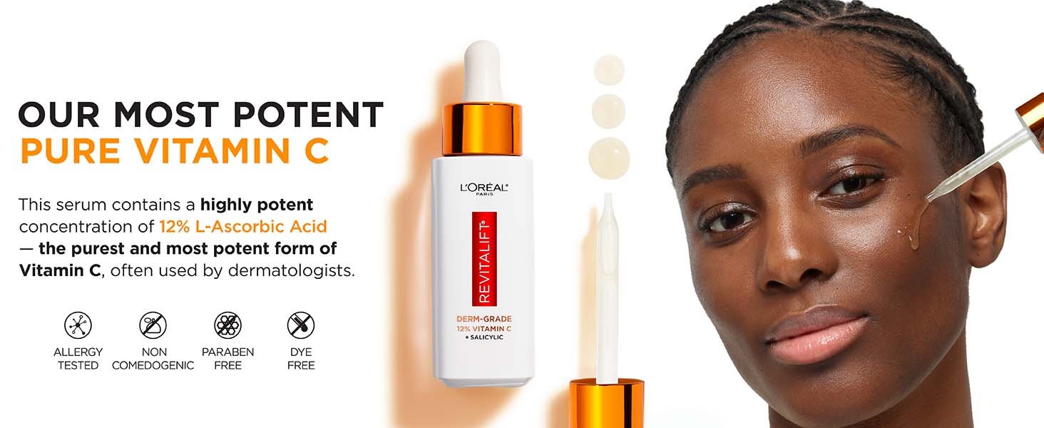 Revitalift 12% Pure Vitamin C + E + Salicylic Acid Serum - L’Oréal Paris