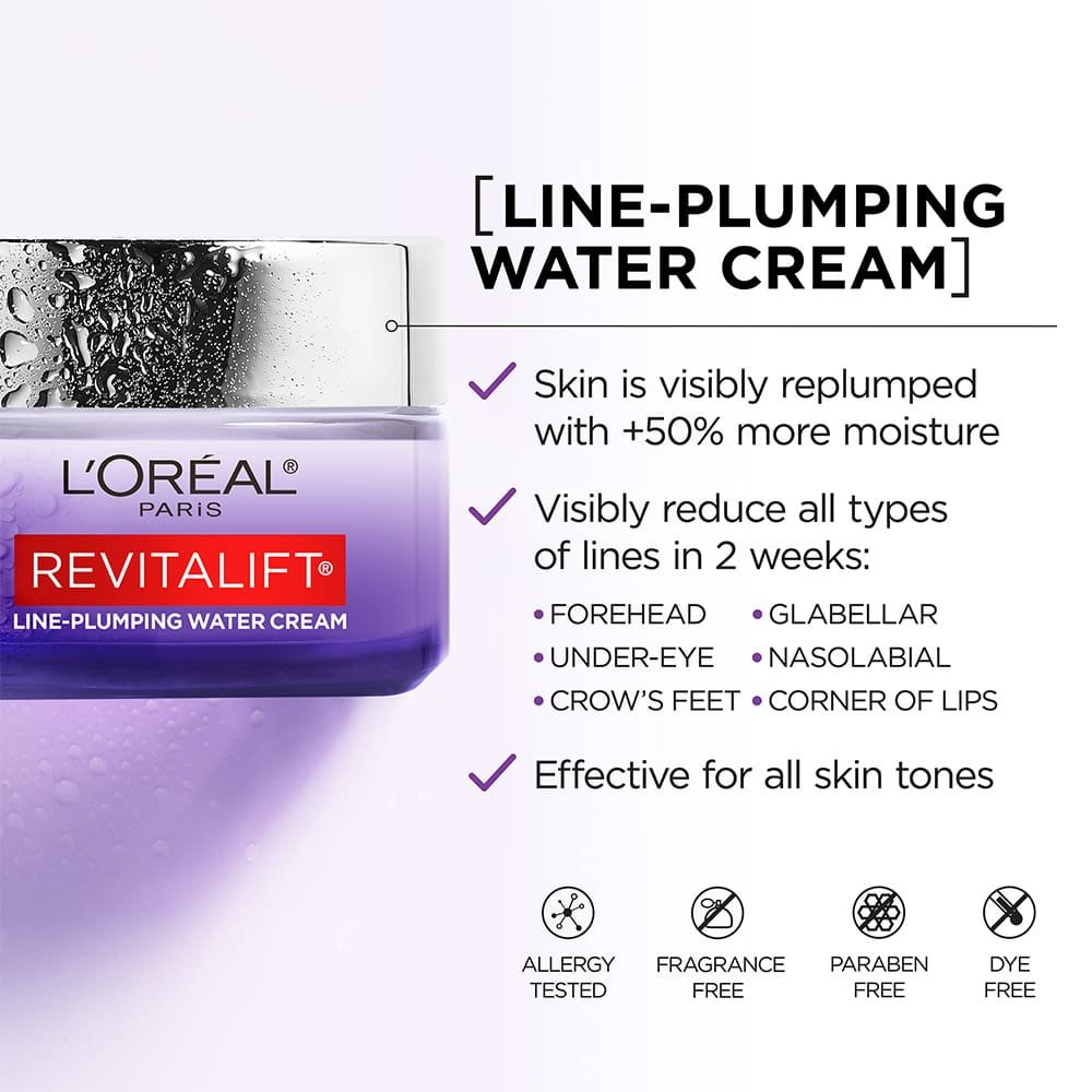 Revitalift HA + Ceramides Plumping Water Cream - L'Oréal Paris