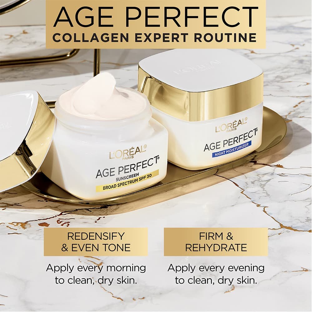 Age Perfect Anti Sagging Even Tone Night Moisturizer Loréal Paris