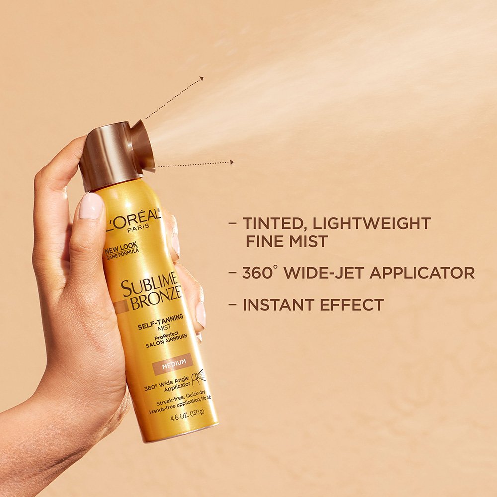 Sublime Bronze Self-Tanning Medium Tan Mist - L'Oréal Paris