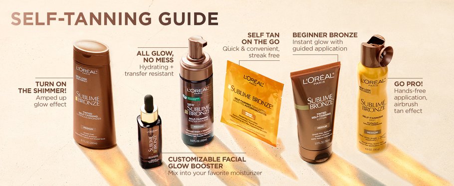 Sublime Bronze Tinted Self-Tanning Lotion - L'Oréal Paris