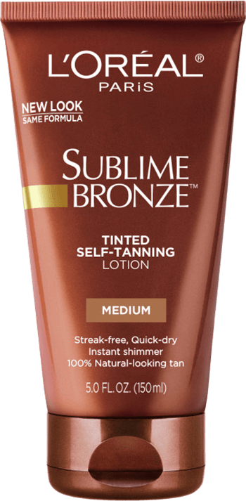 Sublime Bronze Tinted Self-Tanning Lotion in Medium Tan - L'Oréal Paris