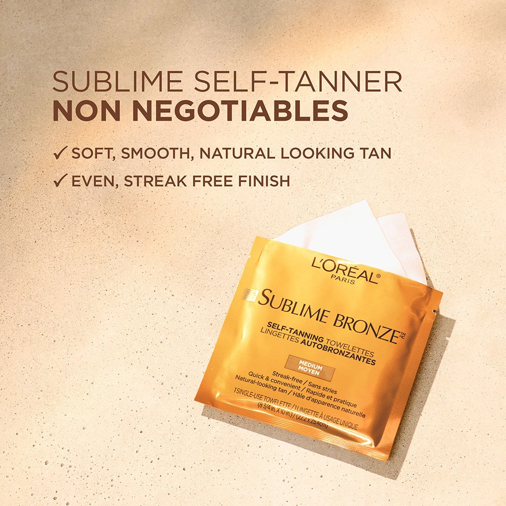 Sublime Bronze Self-Tanning Body Towelettes - L'Oréal Paris
