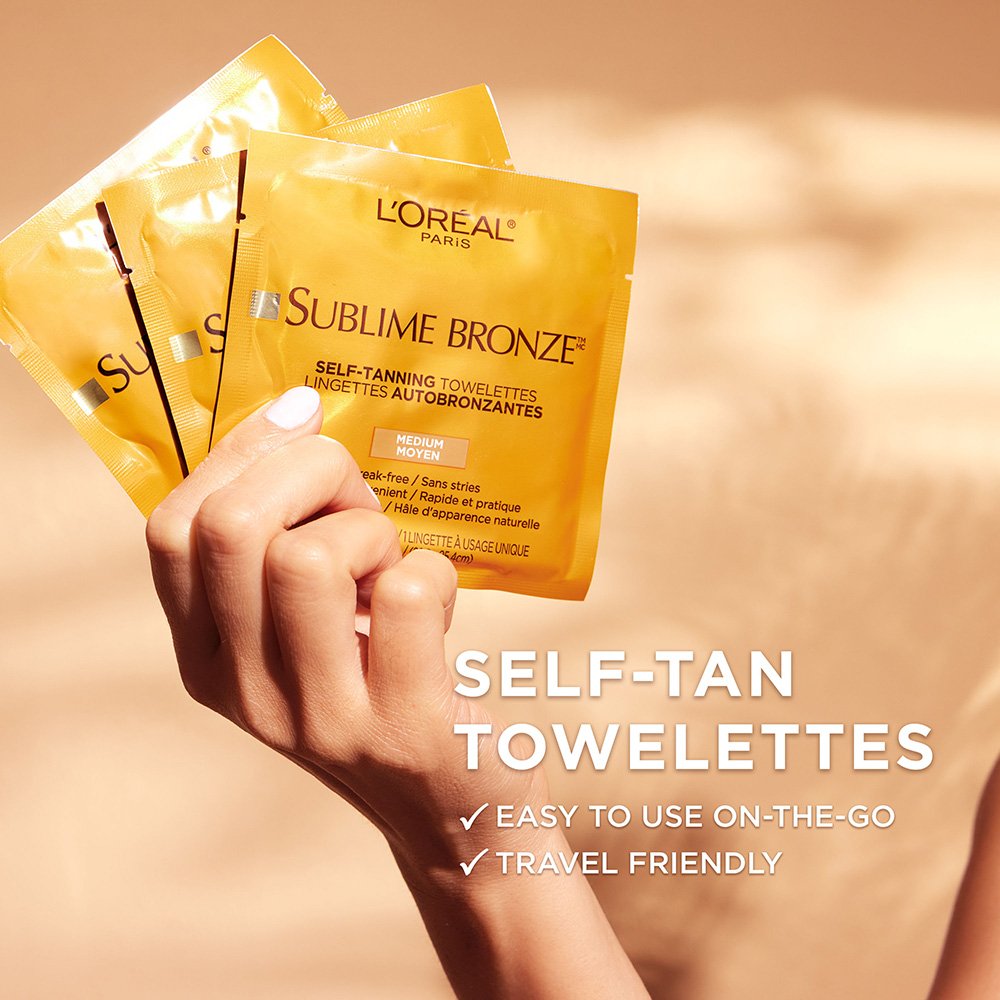 Sublime Bronze Self-Tanning Body Towelettes - L'Oréal Paris