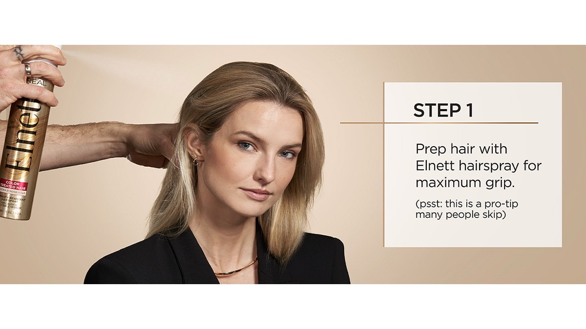 Elnett Satin Strong Hairspray, Color-Treated Hair - L'Oreal Paris